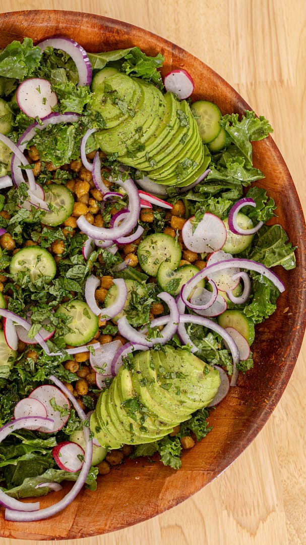 Deconstructed Falafel Salad - The Parsa Kitchen